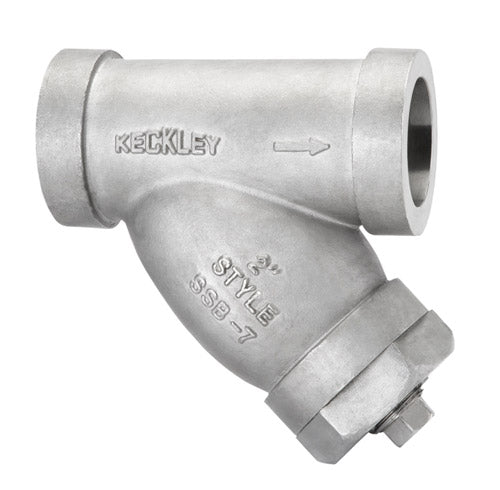 Keckley Style SSB-7 600# Socket Weld Stainless Steel "Y" Strainer, IMP ...